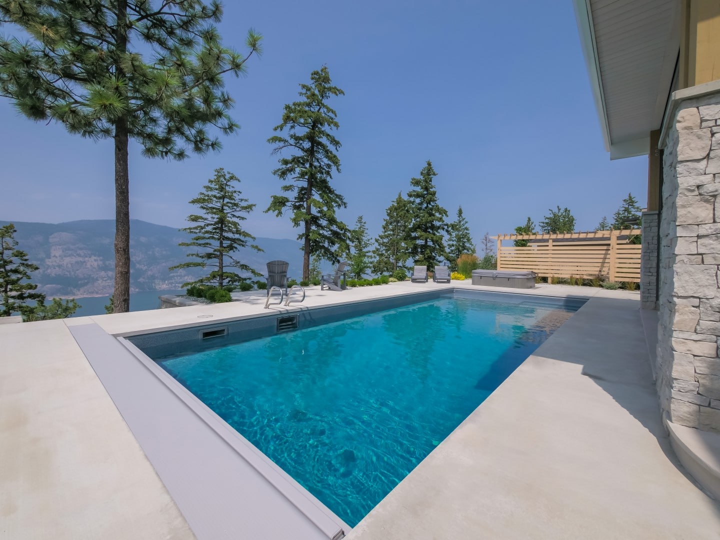 Pool and View • Rykon Construction