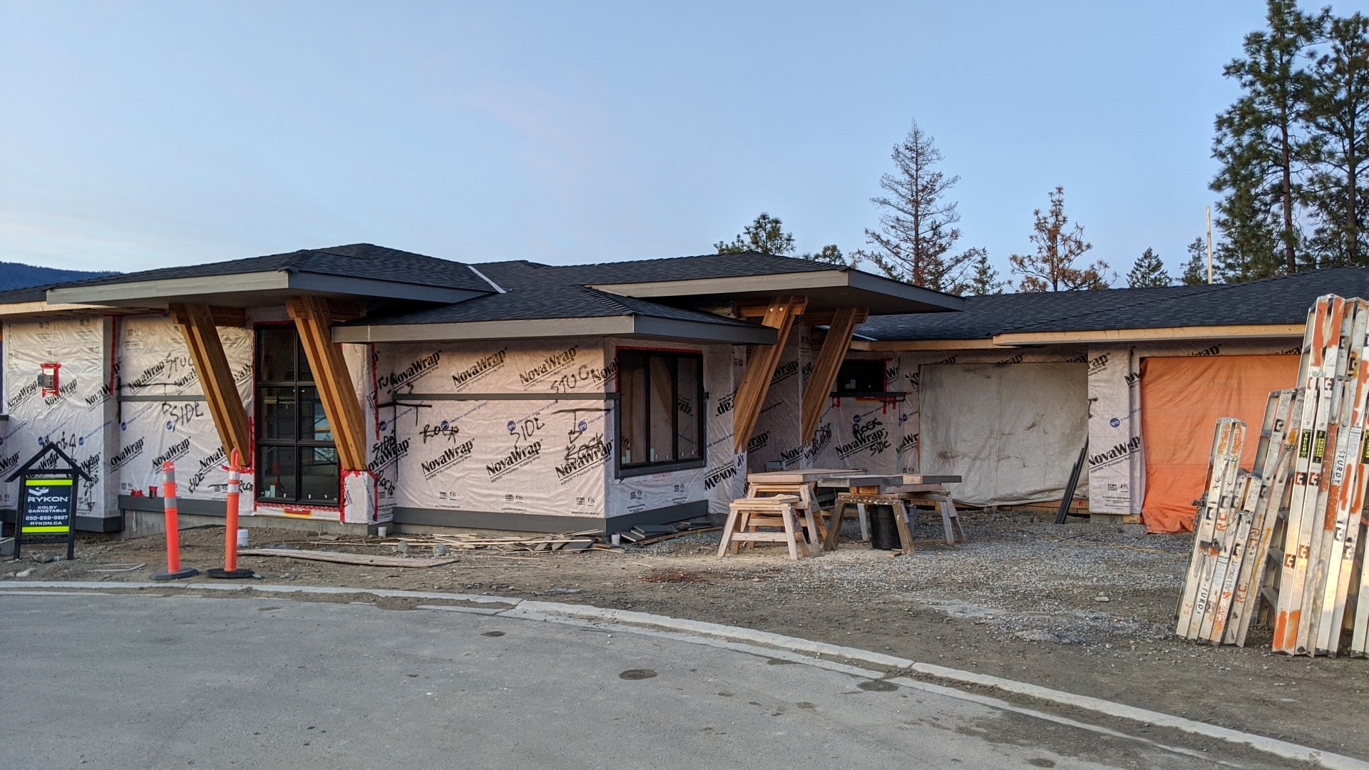 McKinley Beach Lot9, Siding Wrap Completed