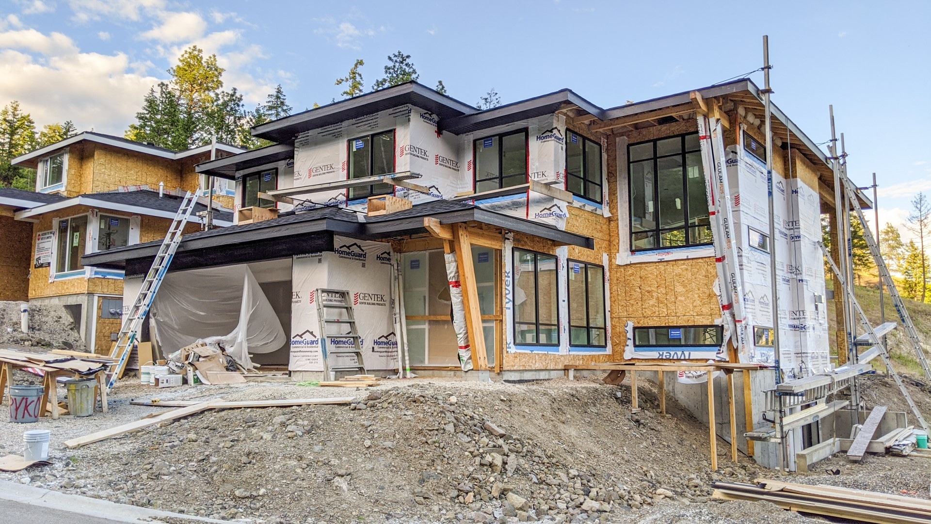 Echo Ridge Lot 88, Siding About To Start • Rykon Construction