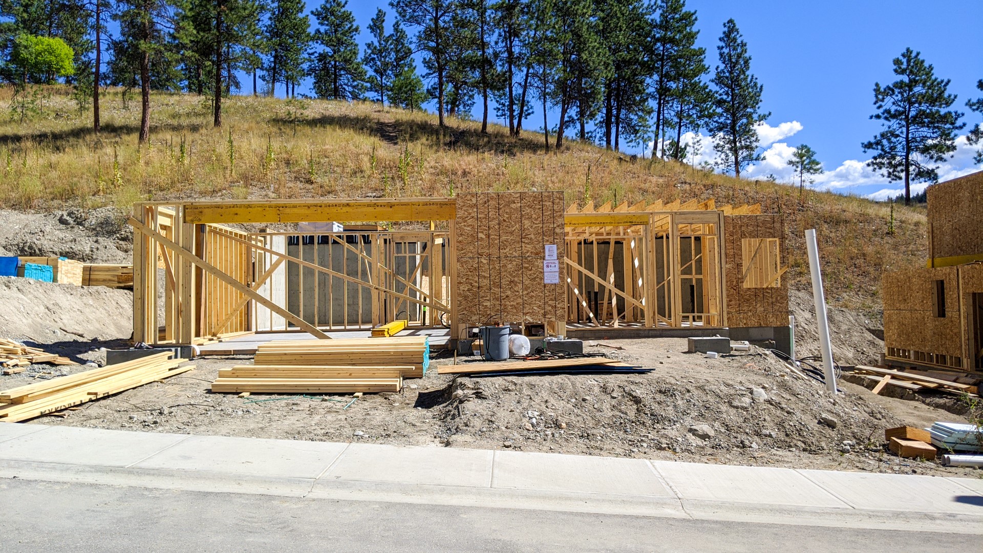 Hidden Lake Lot-7, Framing Started • Rykon Construction