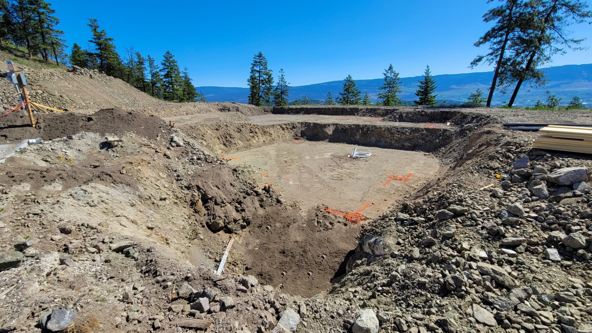 New Lot! Echo Ridge Lot 103, Lot Prep • Rykon Construction