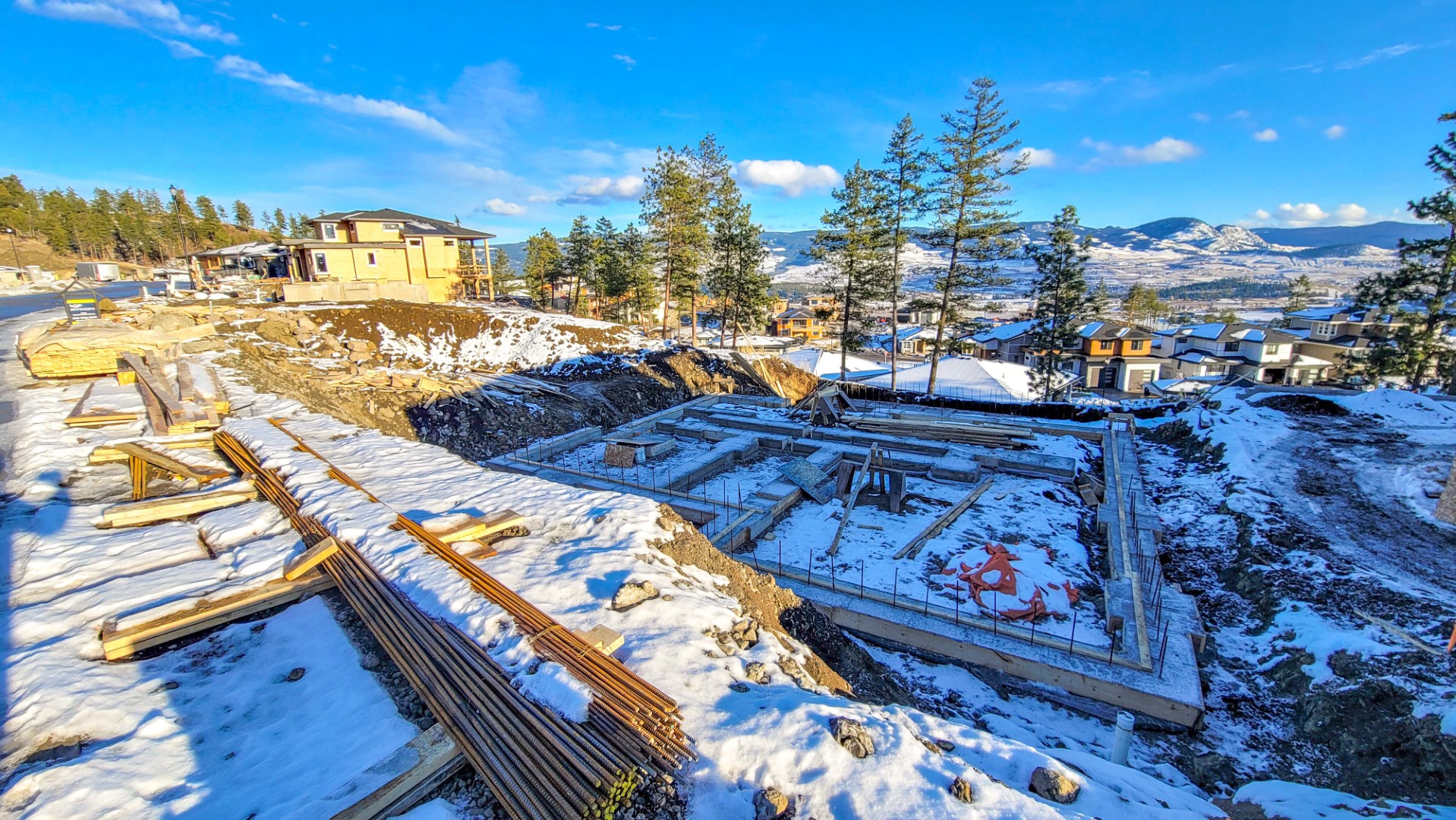 Echo Ridge Lot 32, Footings Are In • Rykon Construction