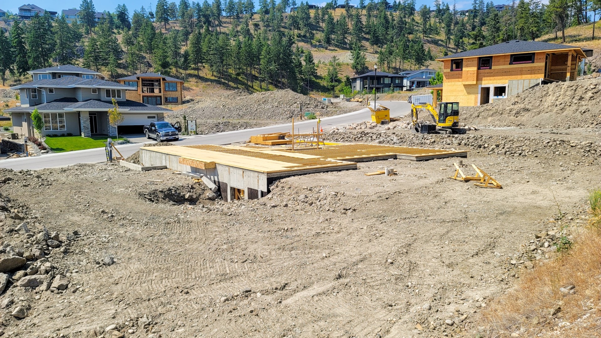 Echo Ridge Lot 84, Framing Started • Rykon Construction