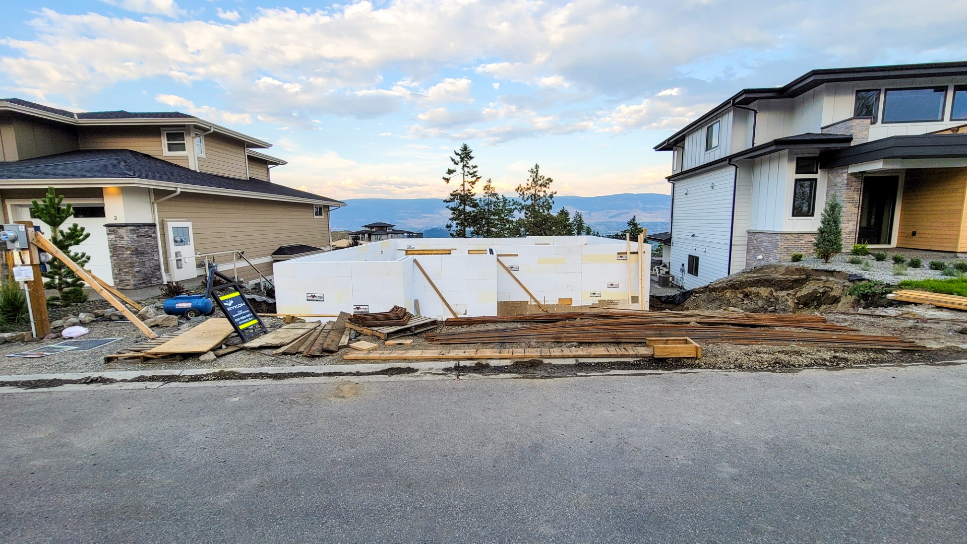 Echo Ridge Lot 9, Foundation Going Up • Rykon Construction