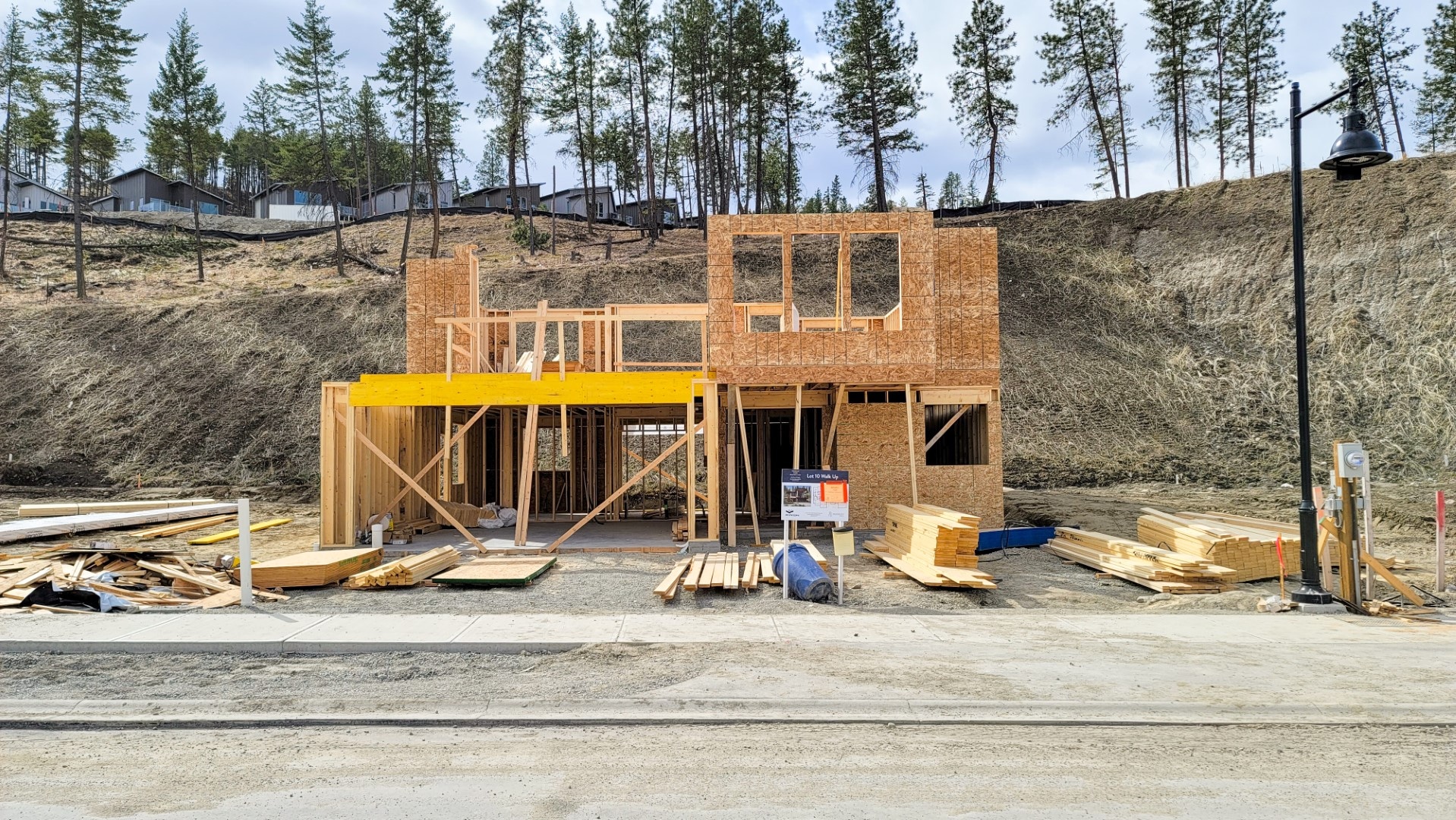 Hilltown Lot-10, Framing Almost Done • Rykon Construction