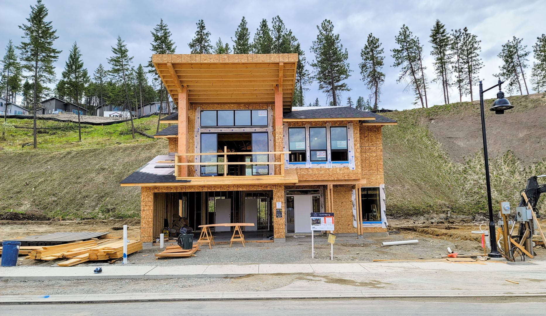 Hilltown Lot-10, Roofing and Windows Complete