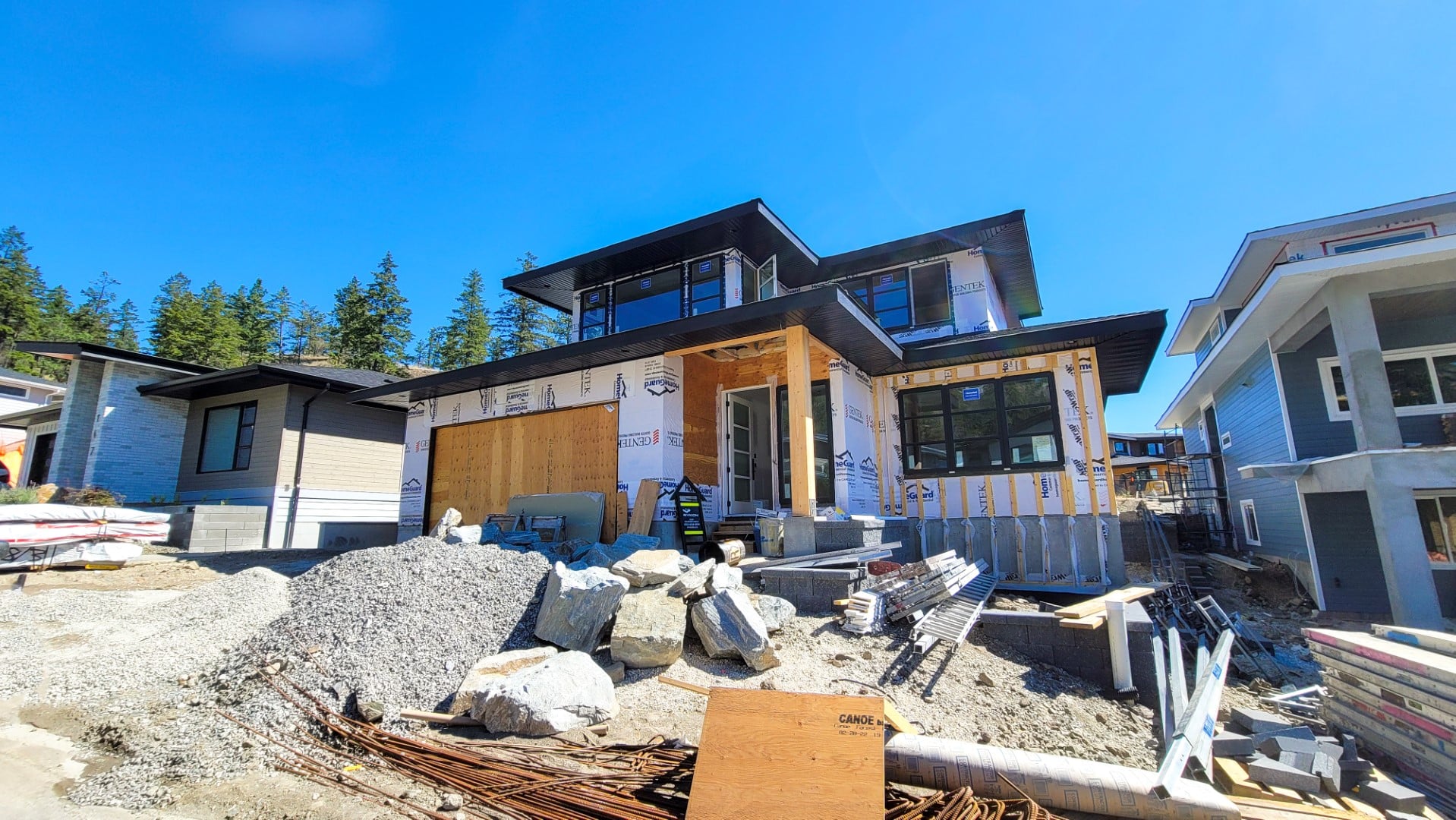 Echo Ridge Lot 83 – Prepping for Exterior! • Rykon Construction