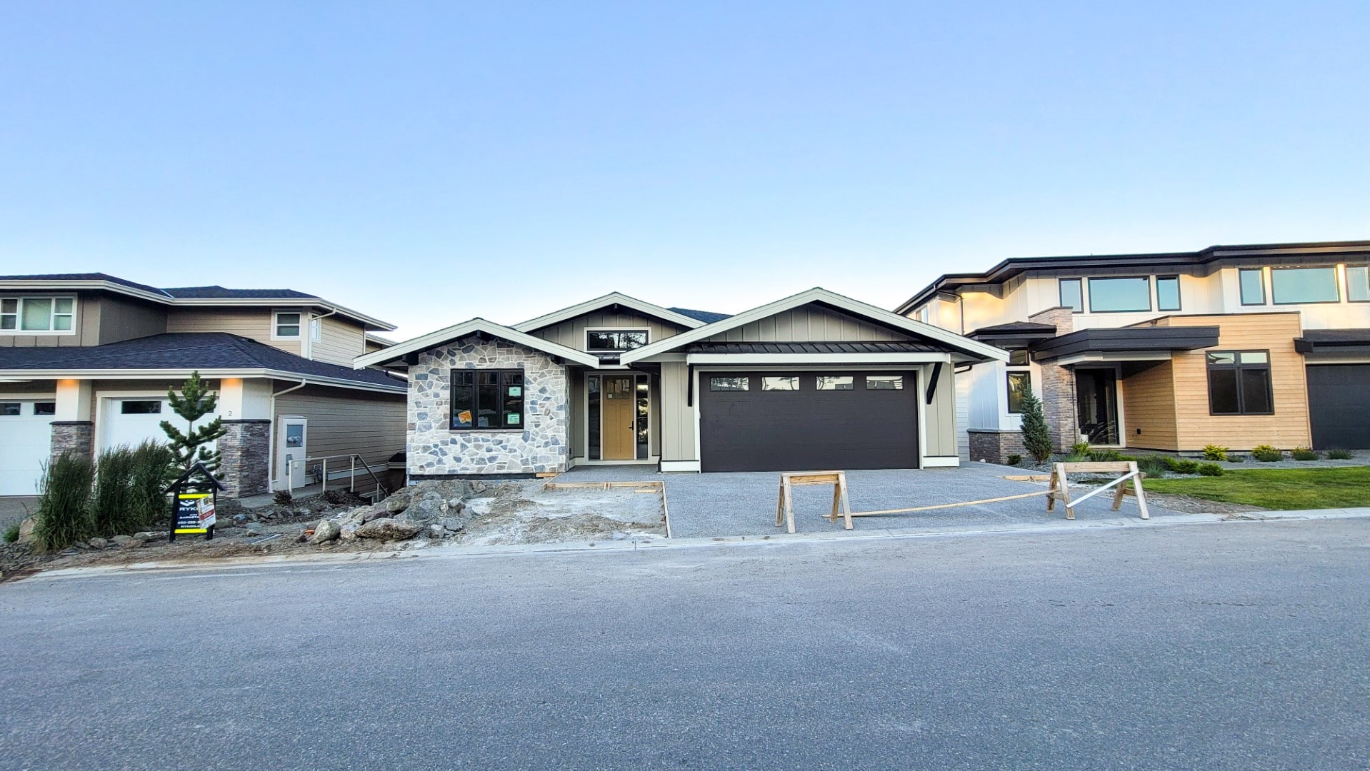 Echo Ridge Lot 9, Masonry & Driveway Done!