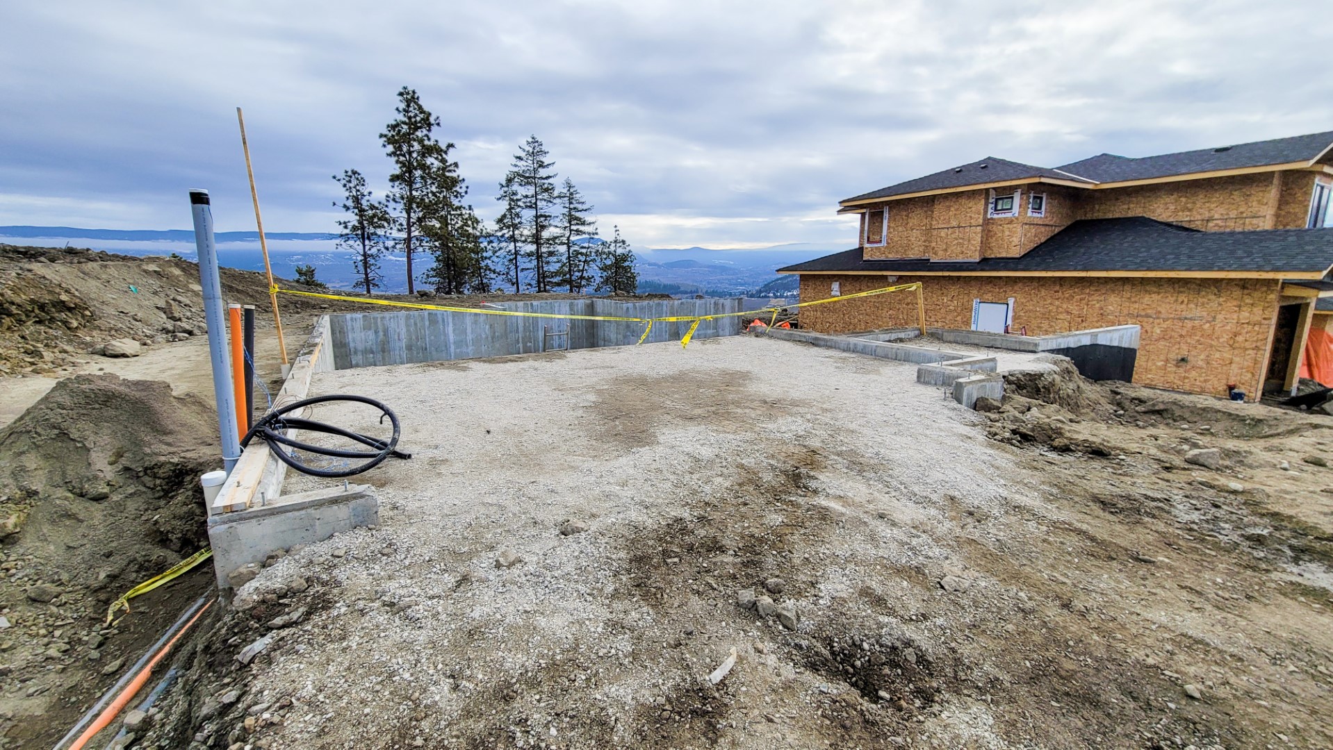 Echo Ridge Lot 99, Back-filled • Rykon Construction