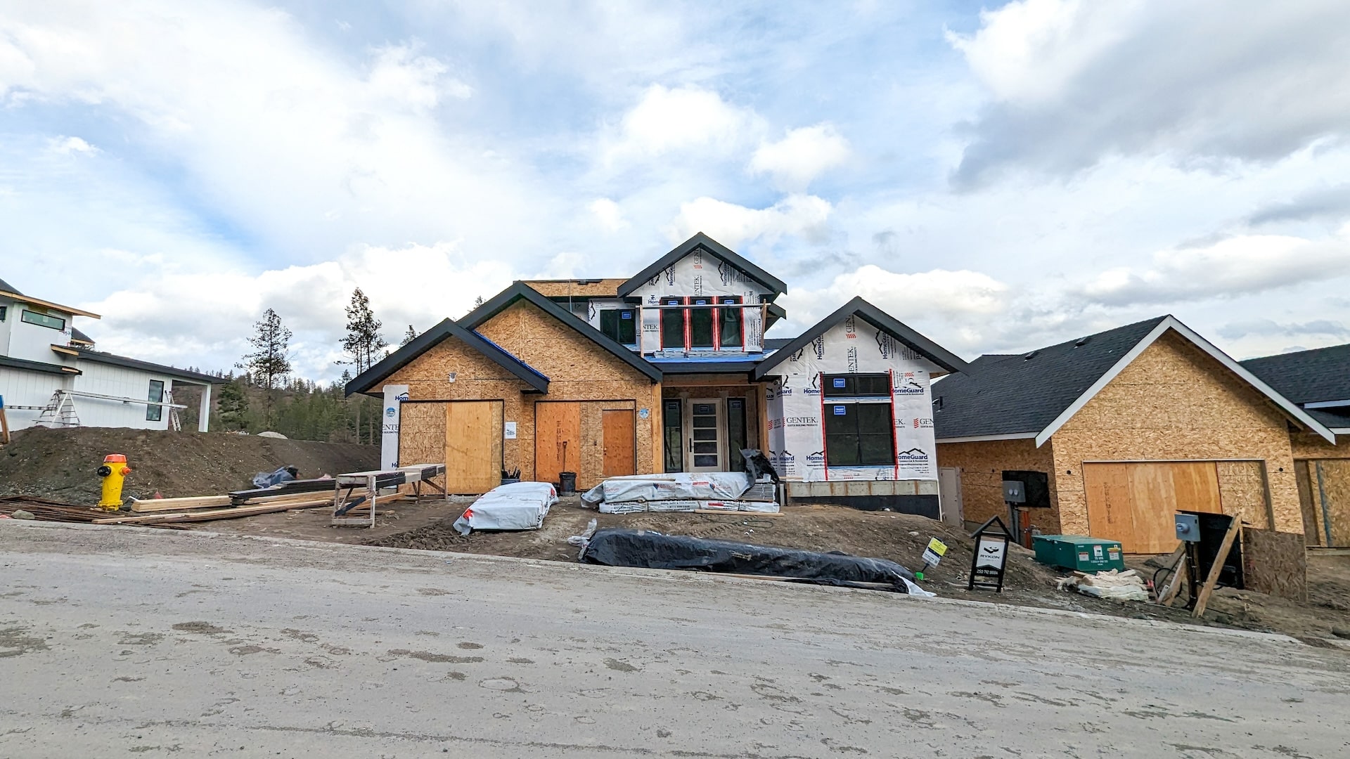 Hidden Hills Lot 8 – Prepping For Siding • Rykon Construction